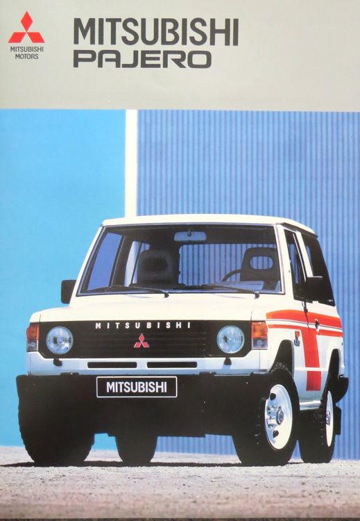Prospekt Mitsubishi Pajero von 1988 inkl. Preisliste ( CH ) | Kaufen auf Ricardo