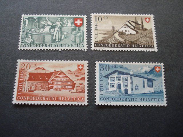 Satz Pro Patria 1946 * (Gebraucht) in Niederwil AG für CHF 1 – mit Lieferung auf Ricardo kaufen