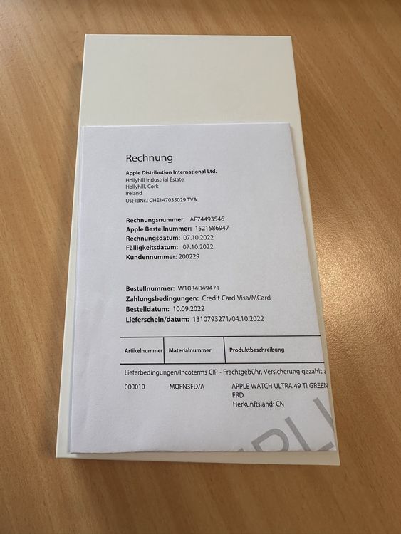 Apple Watch Ultra - cellular (Gebraucht) in Grugnay (Chamoson) für CHF ...