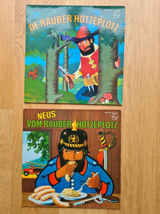 2 Vintage Schallplatten Hörspiel Räuber Hotzenplotz 1970s (Gebraucht ...