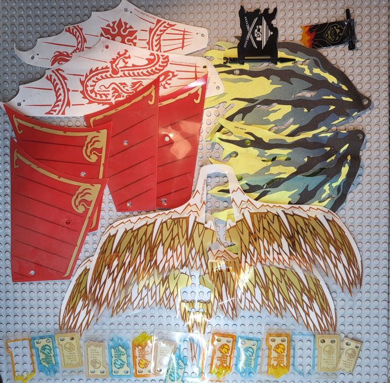 Lego,Wimpel, Flaggen, Wappen, Banner, Flügel, Segel, Ninjago (Gebraucht ...