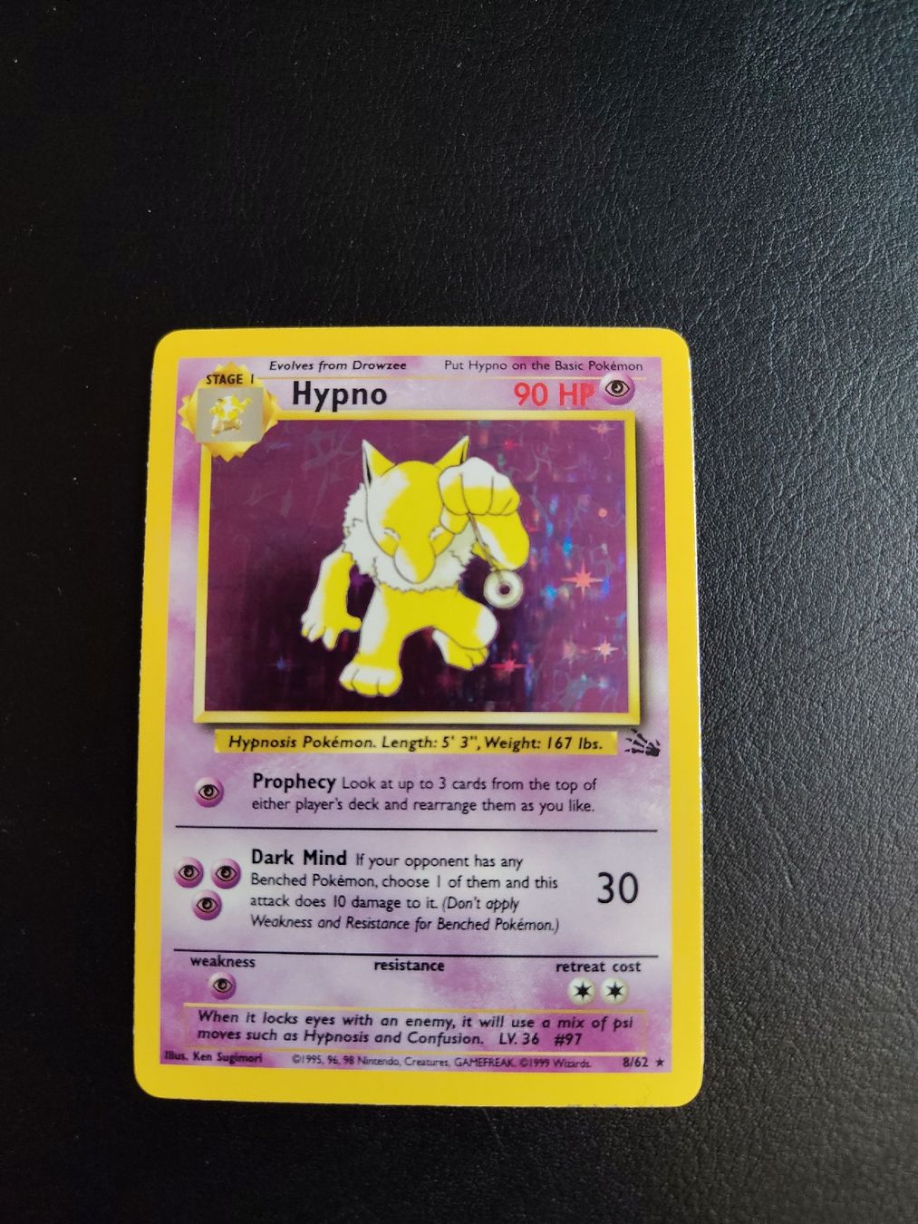 Pokémon - Hypno 8/62 - Fossile (D'occasion) à Lausanne pour CHF 15 ...