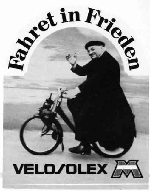 VeloSolex Werbeplakat fahret in Frieden (Neu (gemäss Beschreibung)) in ...
