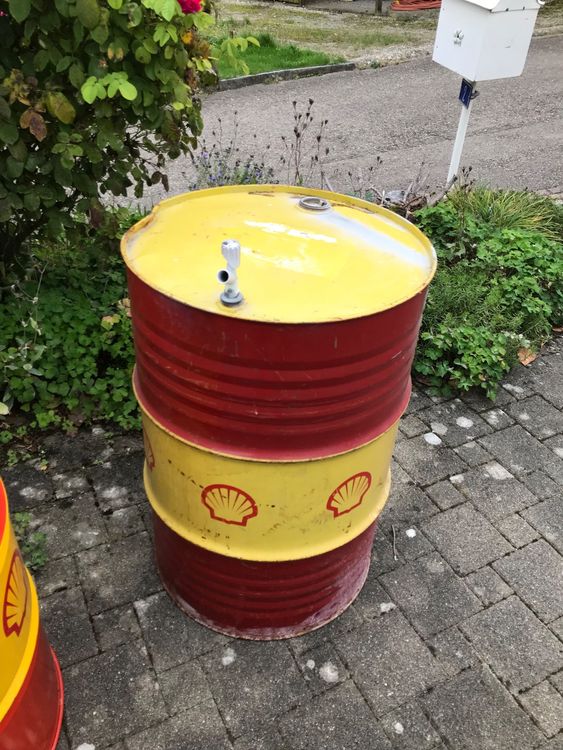 Ölfass Shell 200l leer | Acheter sur Ricardo