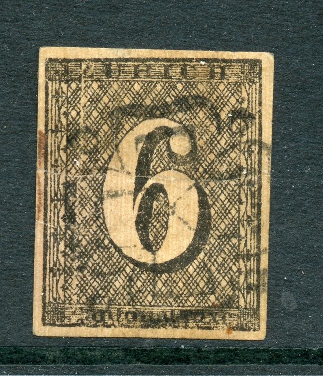 Zst 2 S Zürich 6 - Marke/Stempel falsch - Attest Urs Hermann | Kaufen ...