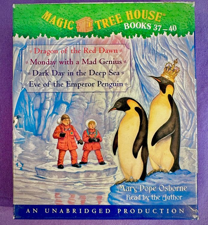 Magic Tree House Books 37-40 Audio CDs collection | Kaufen auf Ricardo