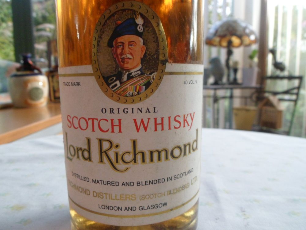 Lord Richmond Blended Scotch Whisky, 1970er Jahre Bottling (Neu (gemäss ...