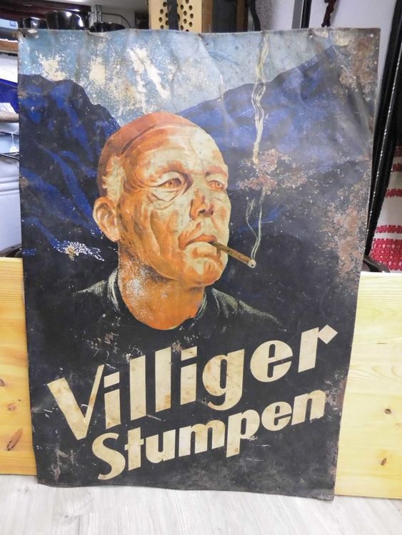 Blechschild Villiger Stumpen | Kaufen auf Ricardo