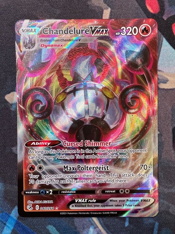 Pokemon - Chandelure VMAX 040/264 (Neu (gemäss Beschreibung)) in ...