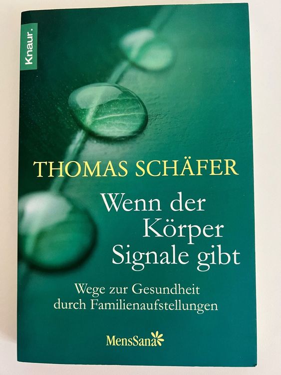 Wenn der Körper Signale gibt - Thomas Schäfer (Gebraucht) in Olten für ...
