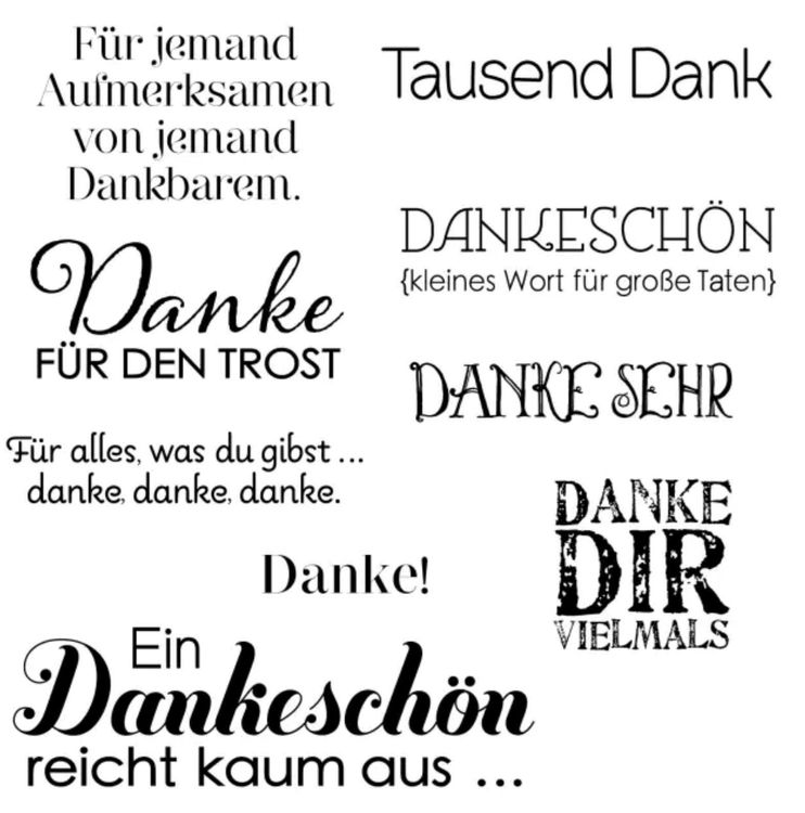 Silikonstempel Tausend Dank | Kaufen auf Ricardo