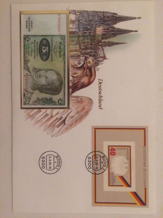 Banknotenbrief Deutschland (Neu und originalverpackt) in Muralto für CHF 6.5 – mit Lieferung auf ...