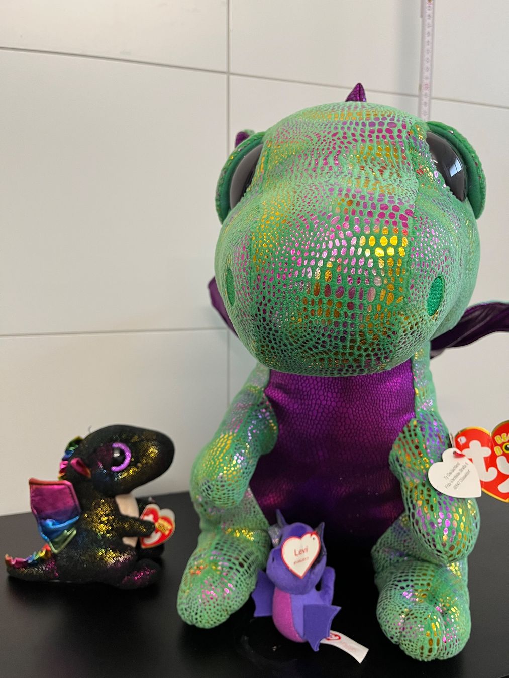 Glubschi "Drachen": ty Cinder 40cm, ty Anora, ty Levi :-) (Gebraucht ...