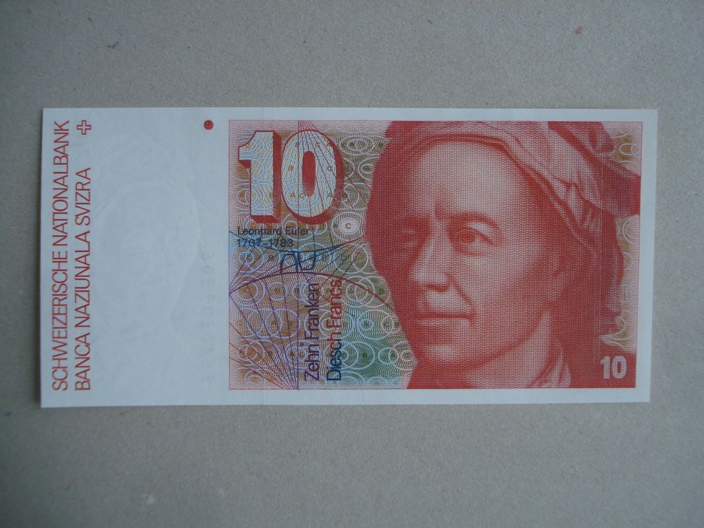 Alte 10 Franken Banknote 1990 - druckfrisch und ungefaltet (Neu (gemäss Beschreibung)) in Urdorf ...