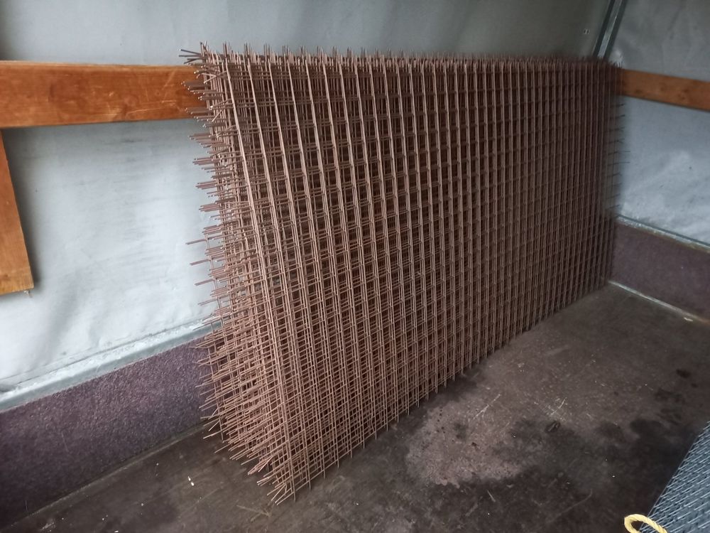 1 Stk. verkupfertes Metall - Gitternetz / Betonnetz Gitter (Gebraucht ...