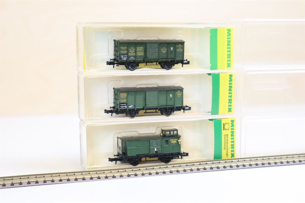 Minitrix 3 x K.Bay.Sts Wagen Set - 13803 | Kaufen auf Ricardo