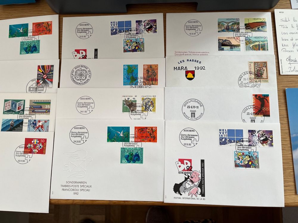 40 FDC Schweiz aus den 90 bis 2000er Jahren (Gebraucht) in Murgenthal für CHF 5 – mit Lieferung ...