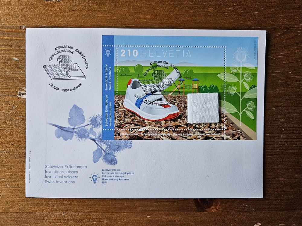 FDC Sonderblock Klettverschluss, Voll-ET | Kaufen auf Ricardo