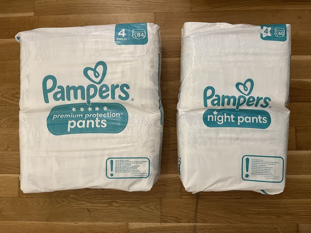 Pamper Night Pants & Pampers Premium Protection Pants (Neu und ...