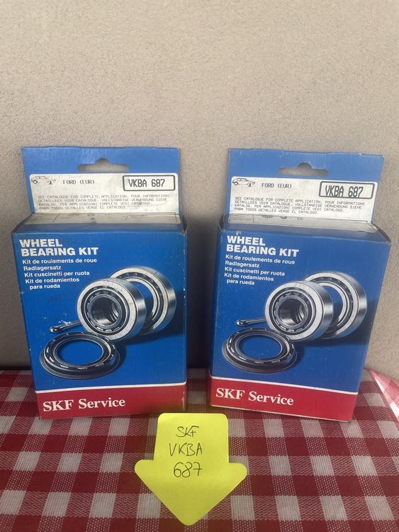 Roulement de roue SKF VKBA 687 SKF FORD ESCORT ORION FIESTA (Neuf avec ...