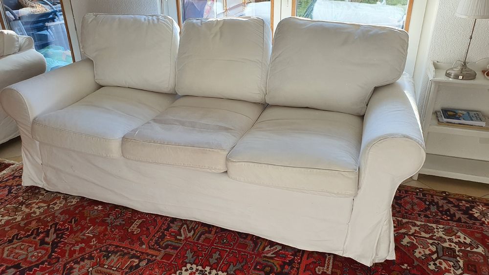 Ektorp weiss, Ikea, 3-er Bettsofa | Kaufen auf Ricardo