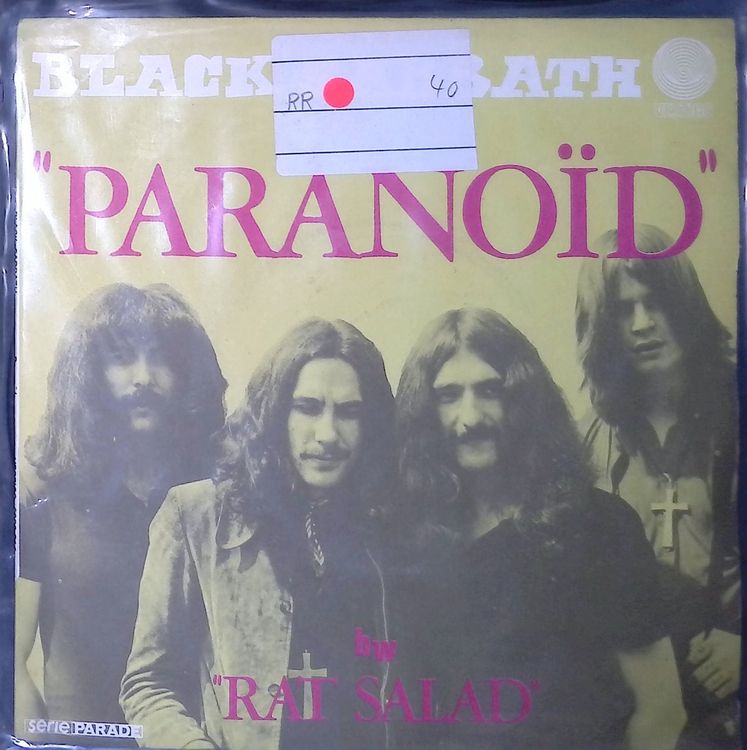 Black Sabbath – Paranoïd Rock Legende Single 7 (Gebraucht) in Russo für ...