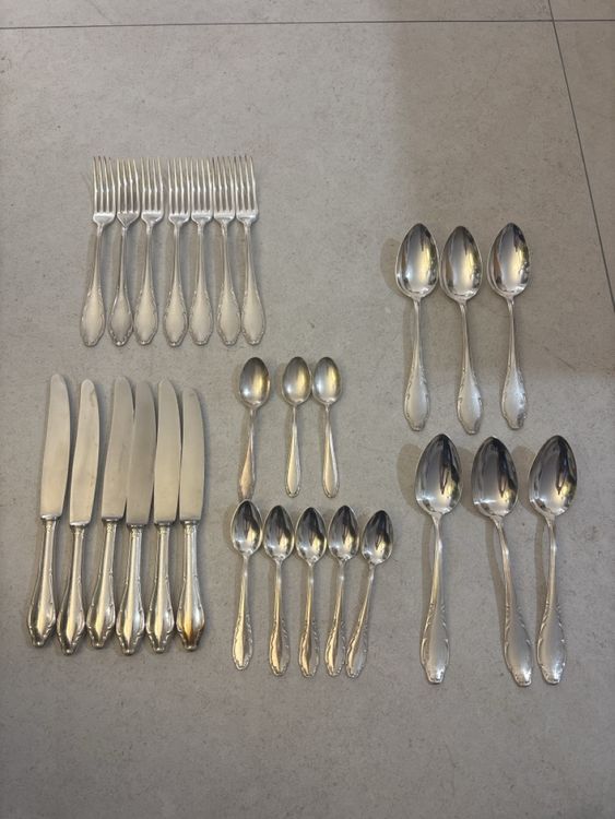 Wellner Besteck Versilbertes Besteck-Set Vintage Design (Gebraucht) in ...