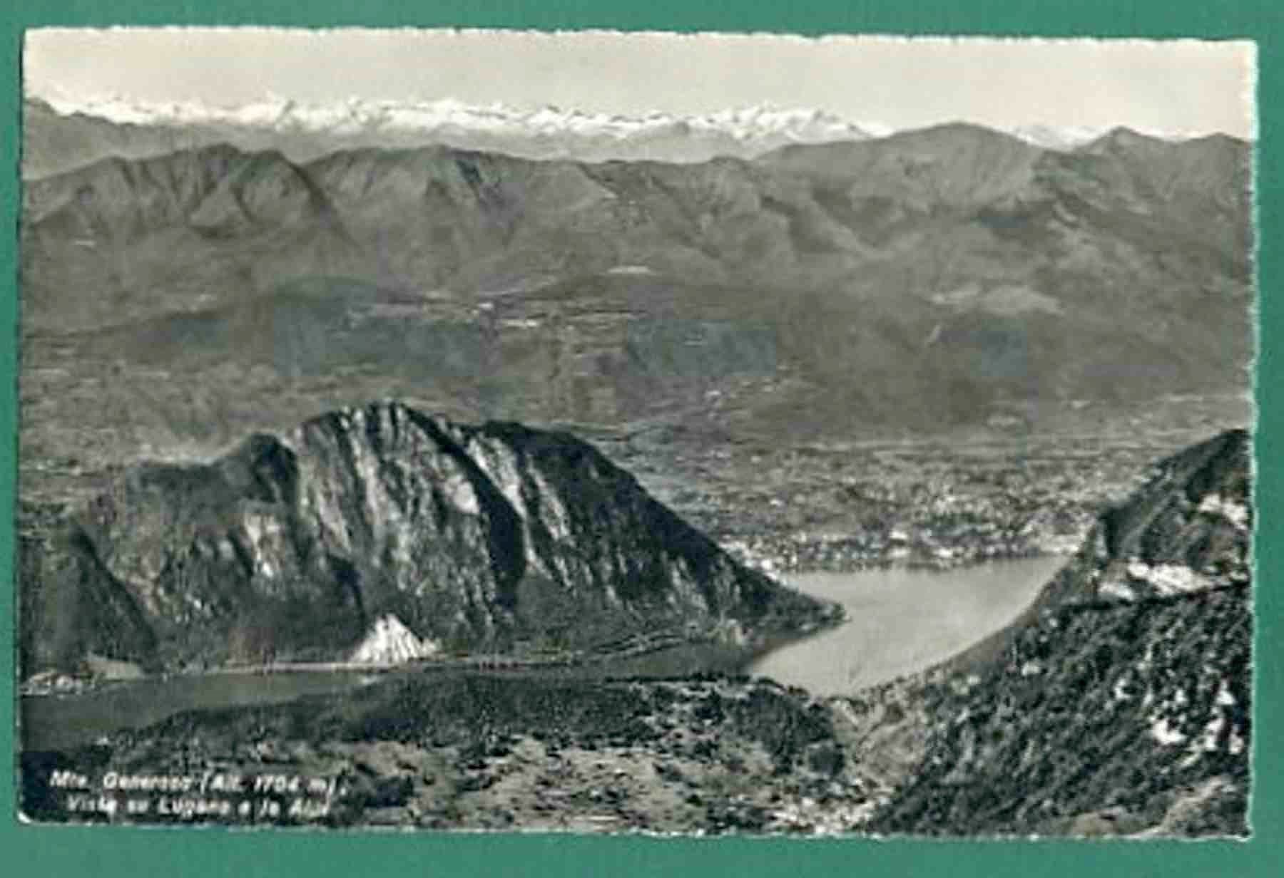 Monte Generoso, vista su Lugano e le Alpi (Gebraucht) in Sargans für ...