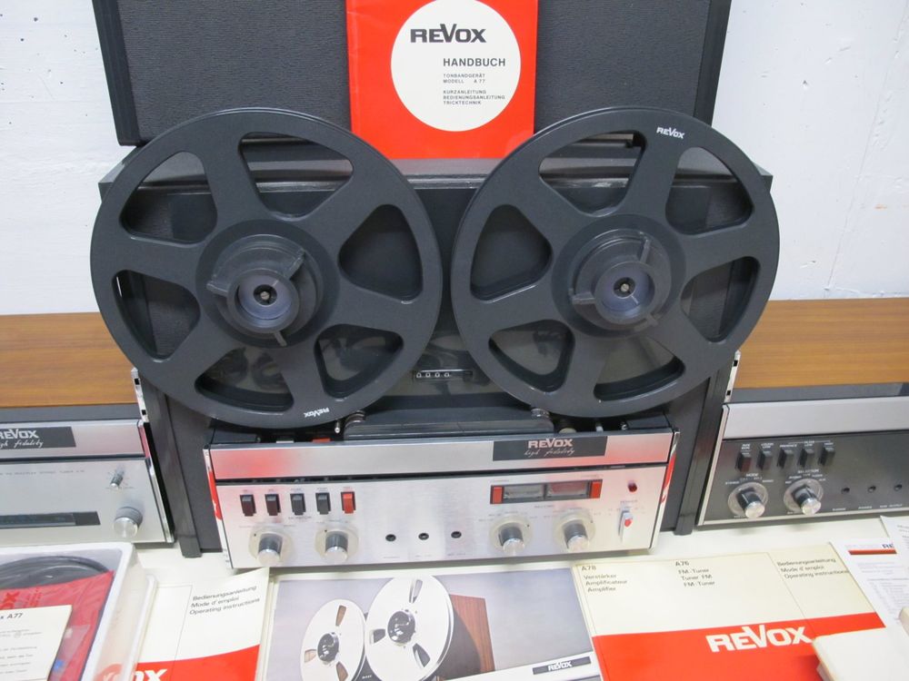 REVOX HIFI Spulenband A77 Komplett mit Tuner Verstärker Zub. | Kaufen auf Ricardo