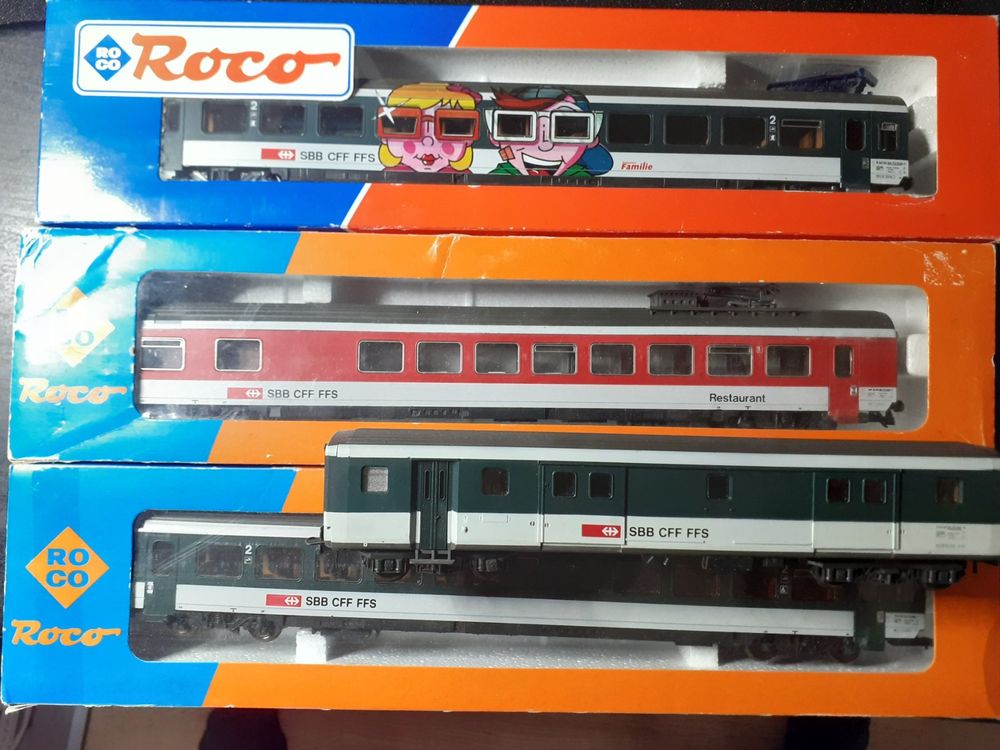 Roco SBB Personenwagenset H0 DC (Gebraucht) in Arbon für CHF 69.9 – mit ...