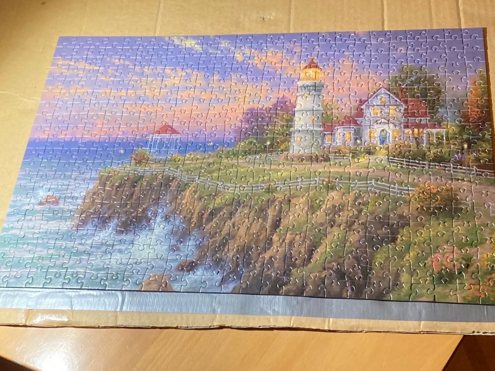 Schmidt Puzzle Thomas Kinkade 1000 Teilen Leuchtturm | Acheter sur Ricardo