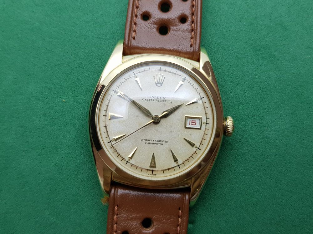 Rolex 6104 Oyster Perpetual Jumbo - 36mm - Gold 750 | Kaufen auf Ricardo