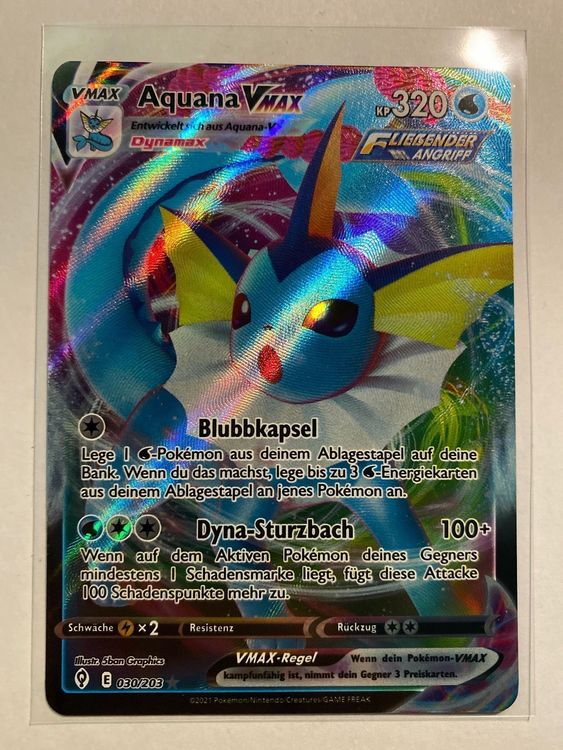 Pokemonkarte Aquana Vmax (Neu (gemäss Beschreibung)) in Neuhausen für CHF 12 – mit Lieferung auf ...