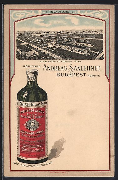 Budapest, Reklame Andreas Saxlehner, Bit (Gebraucht) in Berlin für CHF ...