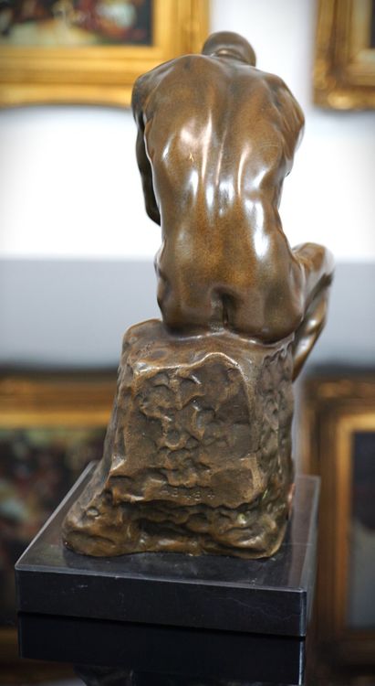 BRONZE SKULPTUR FIGUR DER DENKER VON AUGUSTE RODIN (Gebraucht) in Vettweiß für CHF 501 – mit ...