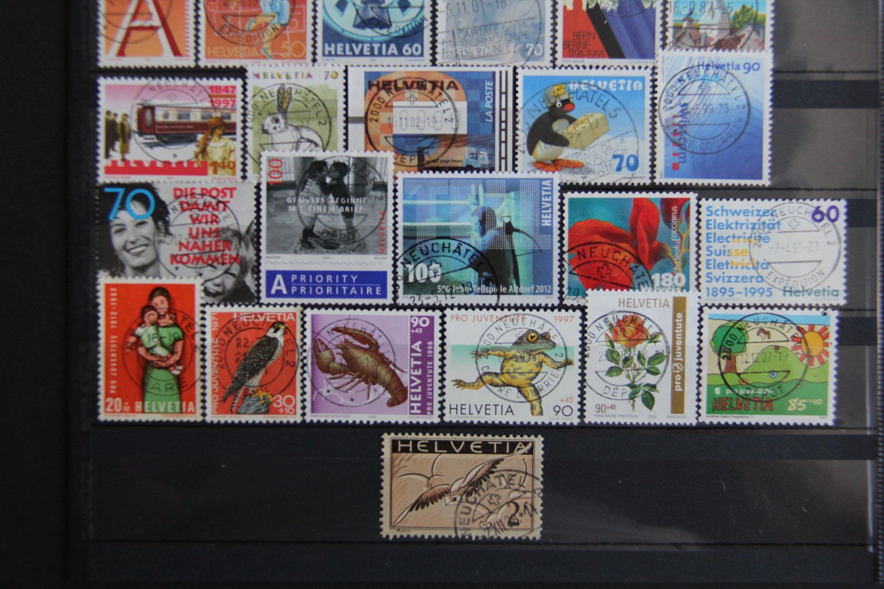 CH 40x2000 Neuchâtel von alt bis neu sauber gestem. Los 5546 (Gebraucht ...