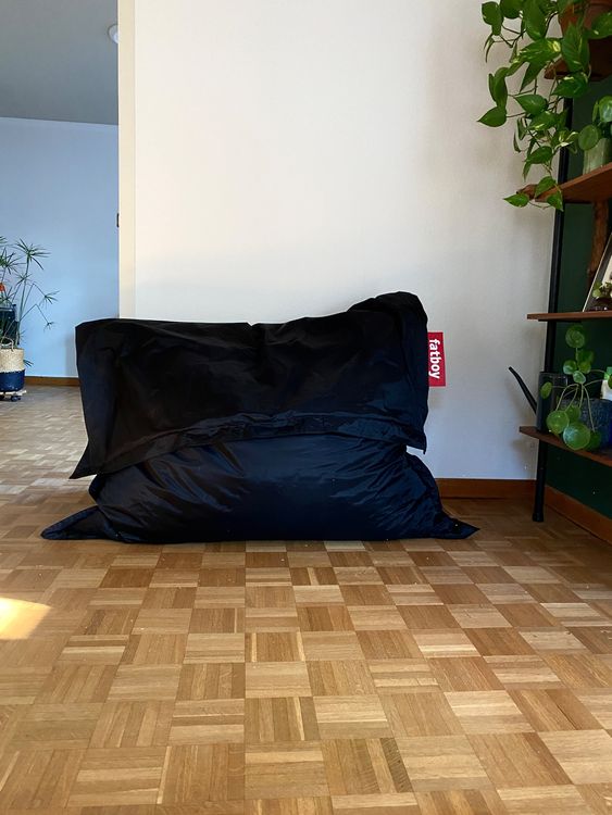 Original Fatboy Outdoor Sitzsack Schwarz | Kaufen auf Ricardo