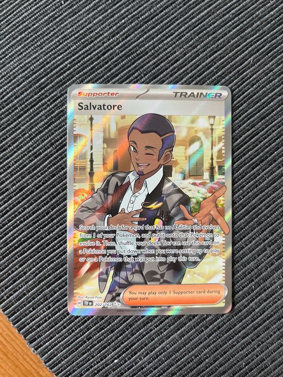 Pokemon Salvatore Trainer fullart Temporal Forces englisch (Neu (gemäss ...