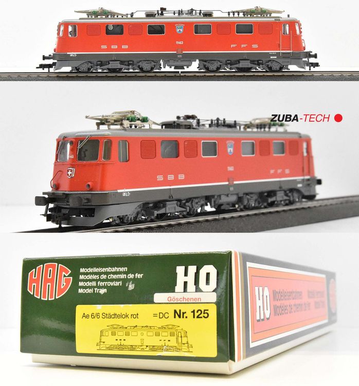 HAG 125 E-Lok Ae 6/6 der SBB H0 Digital mit OVP | Kaufen auf Ricardo