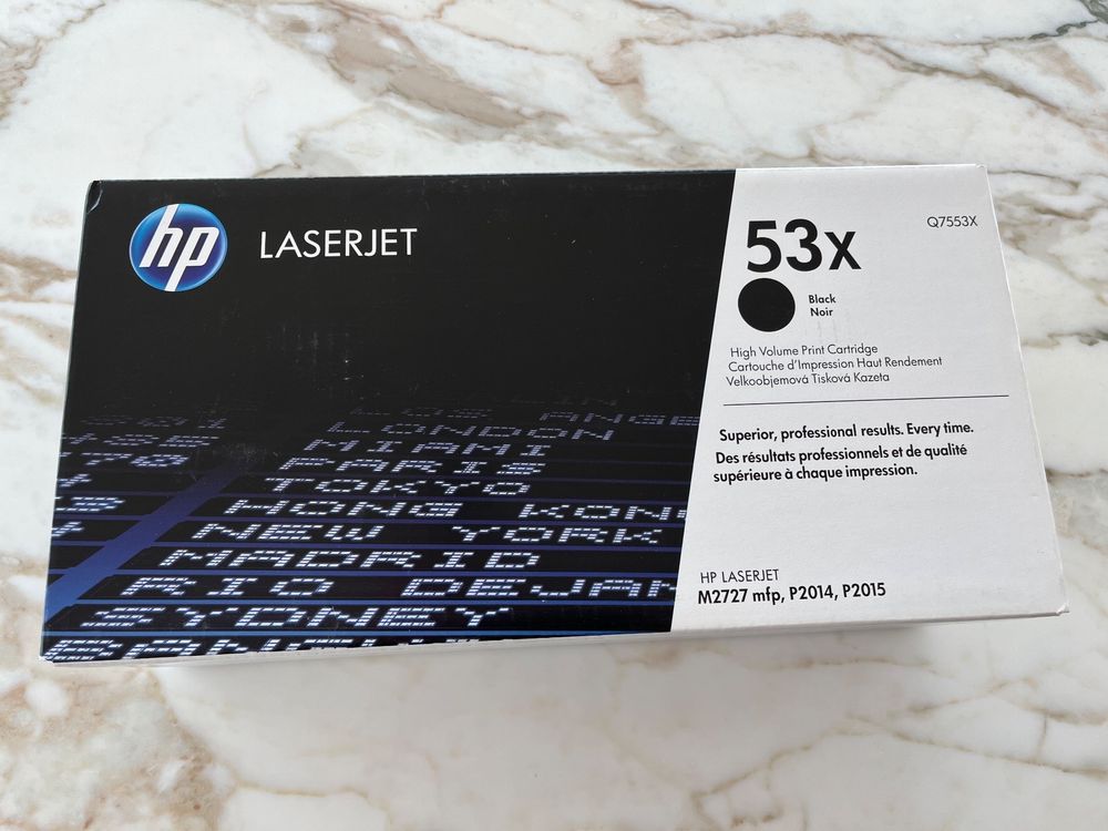 HP 53X Schwarz Original LaserJet Tonerkartusche | Kaufen auf Ricardo