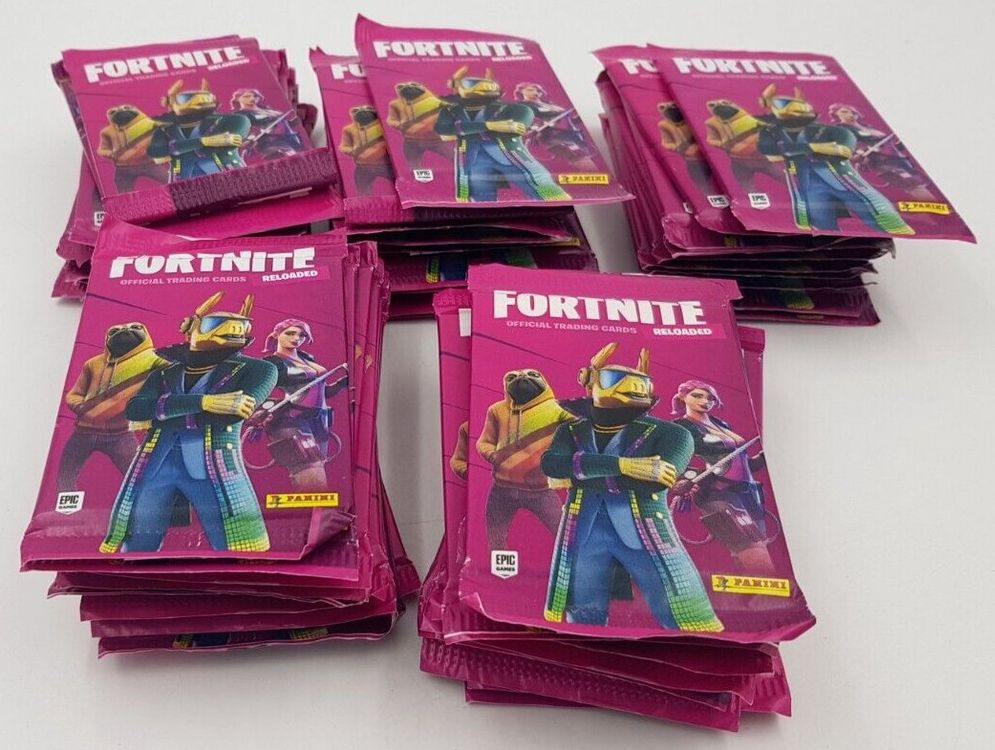 Lot 50 Booster Fortnite Reloaded - Trading Cards - Panini (Gebraucht ...