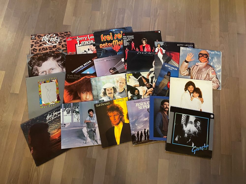 Schallplatten Vinyl LP 12" Rock/Pop Sammlung ca. 170Stk (Gebraucht) in ...