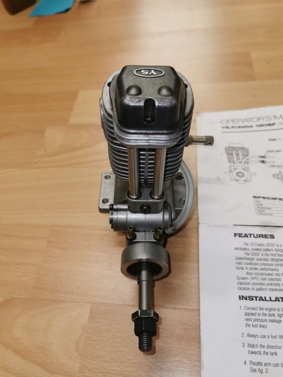 YS Futaba 120SF Supercharged Motor - Top Zustand! RC-Motor (Gebraucht ...