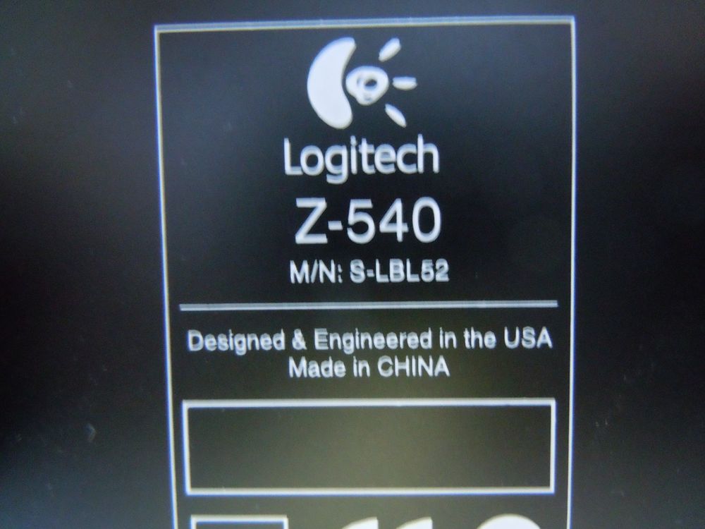 Logitech Z-540 5-teiliges Surround Sound Lautsprechersystem (Gebraucht ...