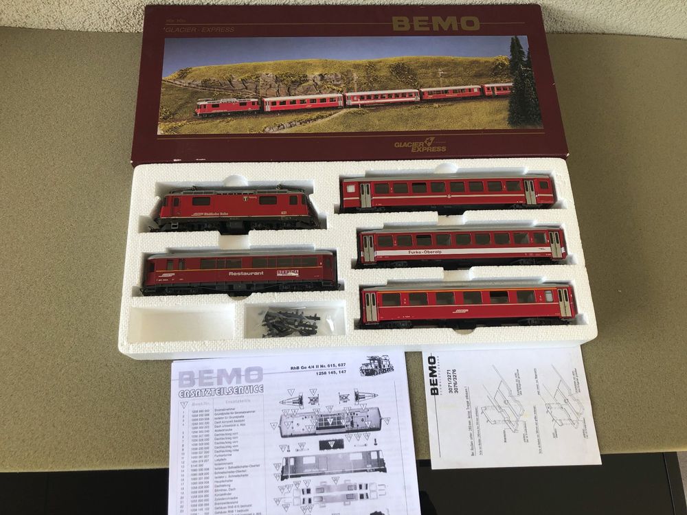 BEMO 7258 120 "Glacier Express" HOm analog (Gebraucht) in Echandens für ...