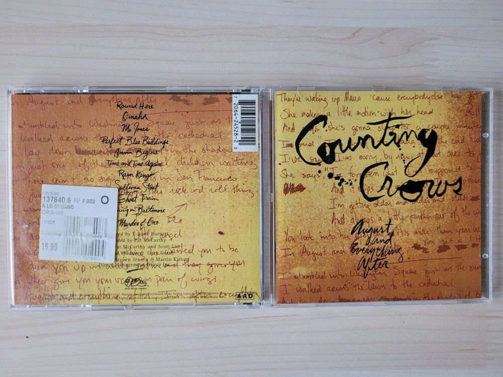Counting Crows - August and Everything After CD 1993 (Gebraucht) in ...