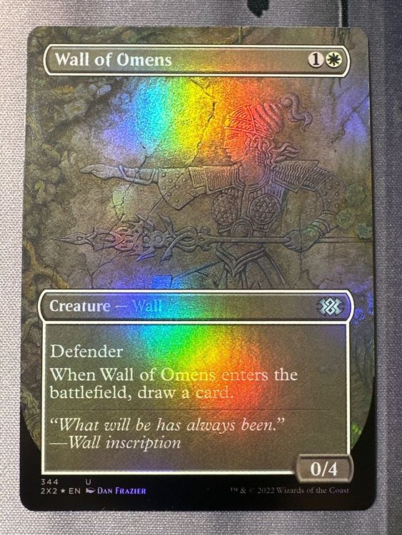 Wall of Omens FOIL Variant 344 Double Masters Boosterfrisch | Kaufen auf Ricardo