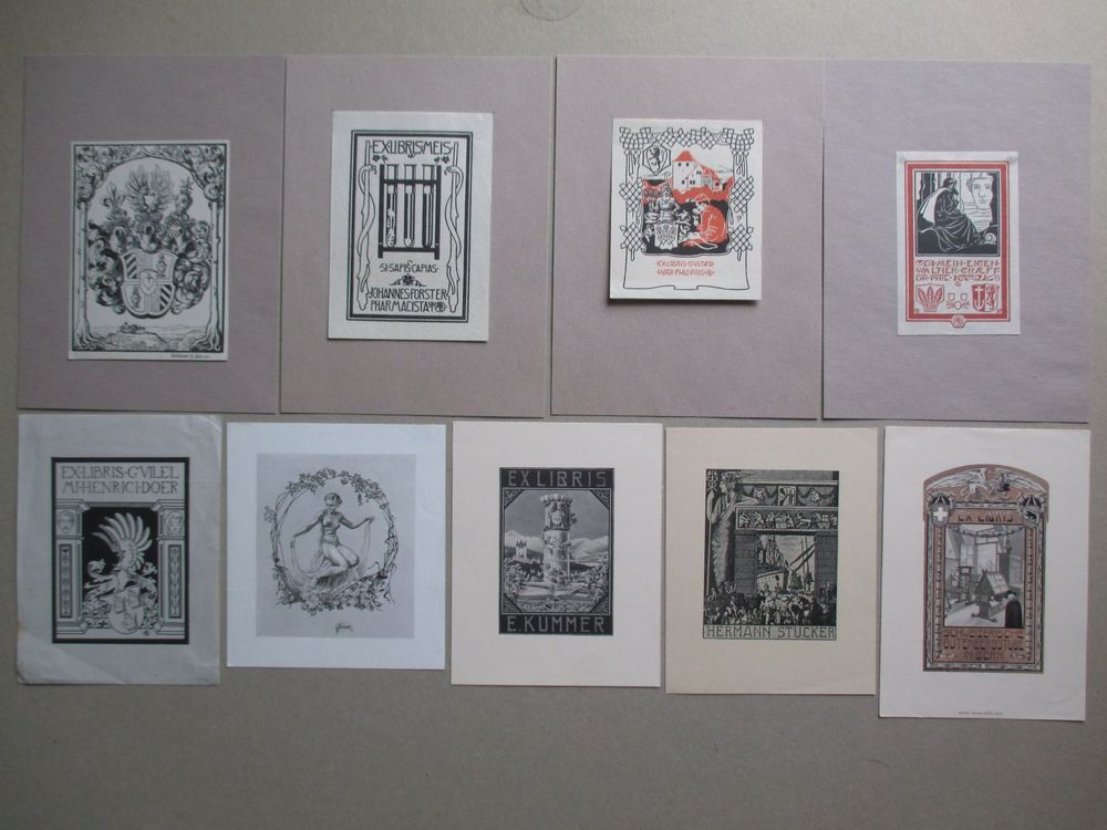 Sammlung Ex Libris verschiedene Künstler | Kaufen auf Ricardo