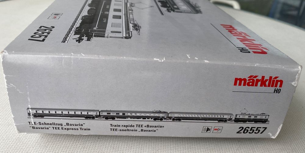 TEE Bavaria mit SBB Re 4/4 I und 3 Wagen Märklin 26557 mfx (Gebraucht ...