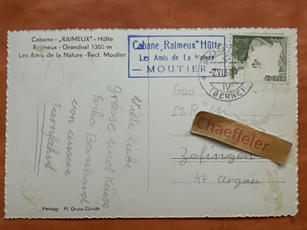 Cabane „RAIMEUX“ Hütte, Les Amis de la Nature-Sect. Moutier (Gebraucht ...